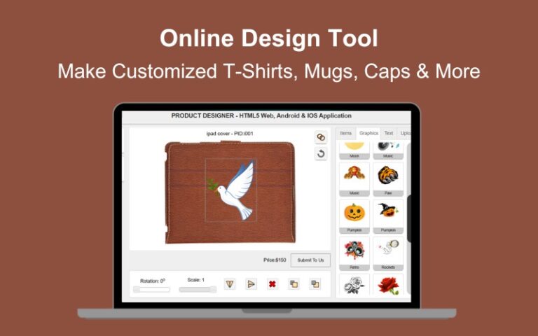 Online Design Tool- Create T-Shirts, Mugs, Caps & More