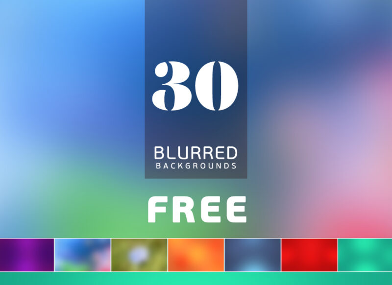 30 Vibrant Blurred Background Images - Free Download