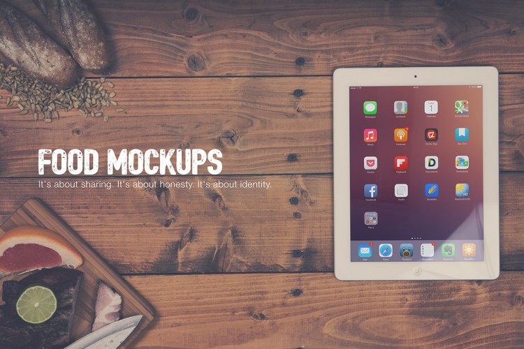 Food mockup | Realistic & hand-crafted mockup