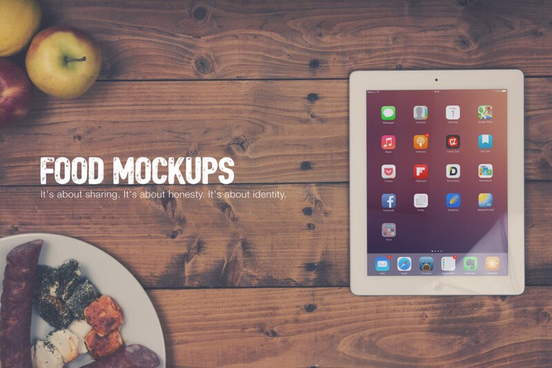 Food mockup- Photo-realistic & hand-crafted mockup set