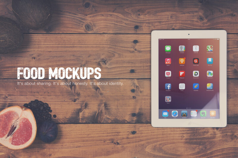 Food mockup | Realistic & hand-crafted mockup