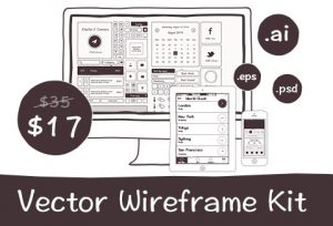 Hand-Drawn Web & Mobile App Wireframe Kit | DealFuel