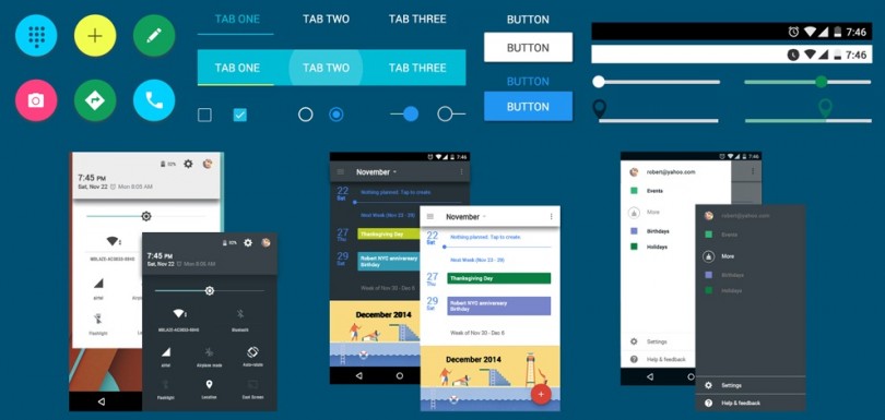 App UI Design Kit – Free Material Design for Your Android App