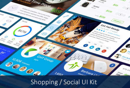 Free UI Kit for Your Shopping or Social Site | DealFuel