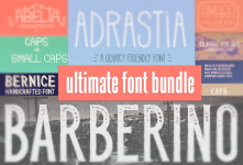 Bundle of 52 Beautiful OpenType Fonts | DealFuel