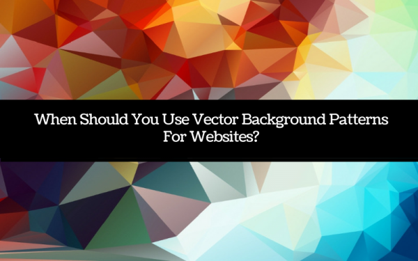 When to Use Vector Background Patterns for Websites?