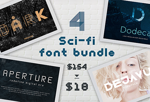 Fonts Bundle For Commercial Use - Science Fiction Fonts