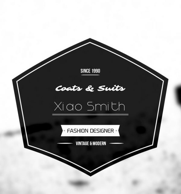 Vintage Badges collection for your fashion branding project
