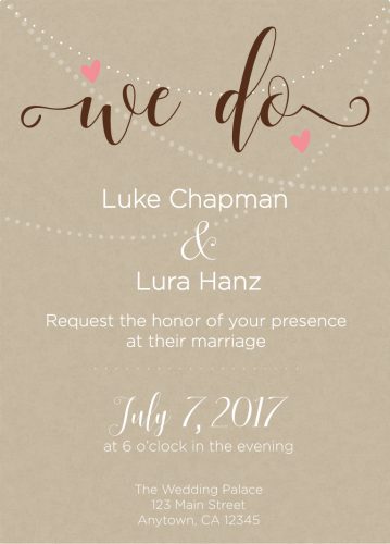 Invitation Mockup- A beautiful and free wedding invitation card