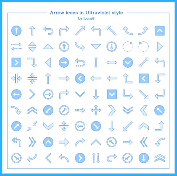 Bundle of 90 Arrow Icons to Improve Your Site's Navigation