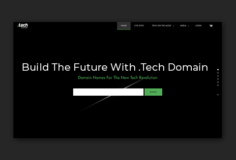 Dot Tech Domain- You think .com will best define your idea online.