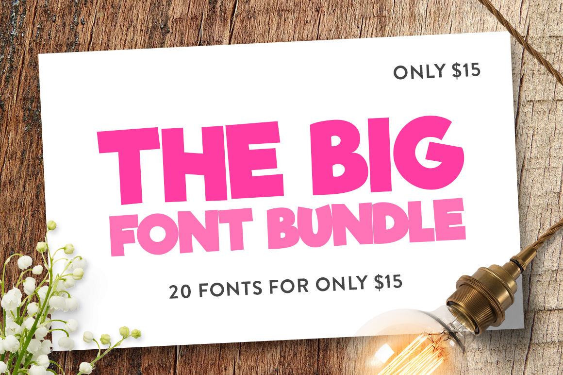 Funky Fonts Bundle - 20 Fonts To Make Your Designs Rock