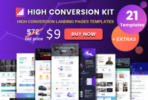 High Converting Landing Page Templates For Commercial Use