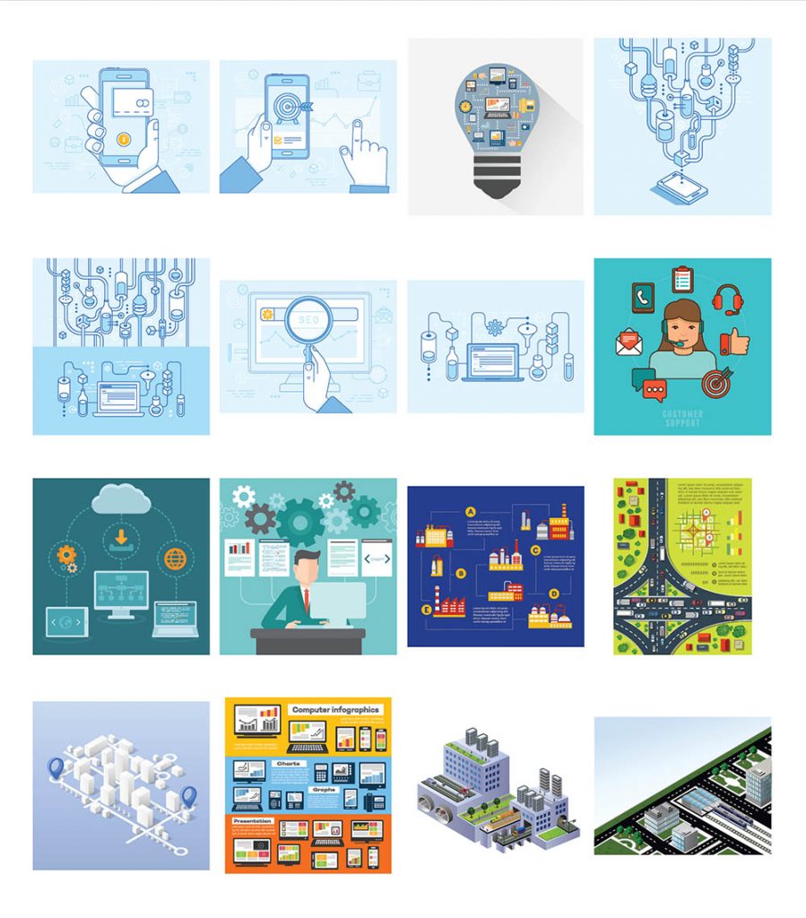 200+ Super Editable Infographics Pack | DealFuel