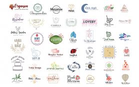 100 Logo Design Templates Bundle | DealFuel