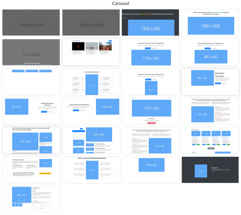 Bootstrap Website Builder & Wireframe Tool - Blueprints App