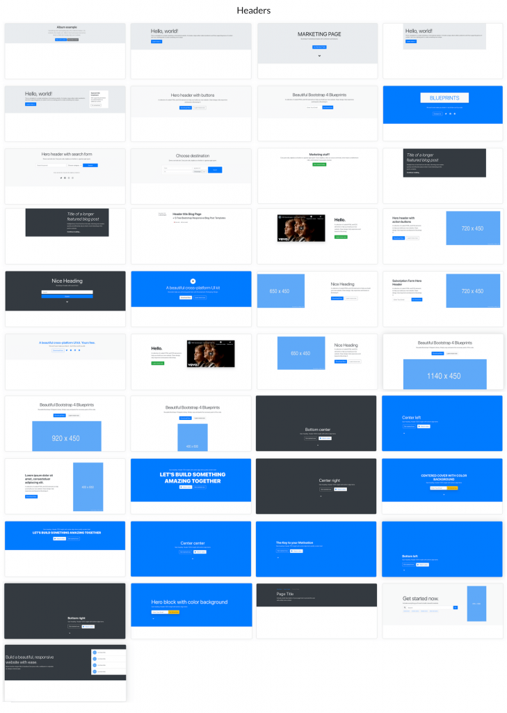 Bootstrap Website Builder & Wireframe Tool - Blueprints App