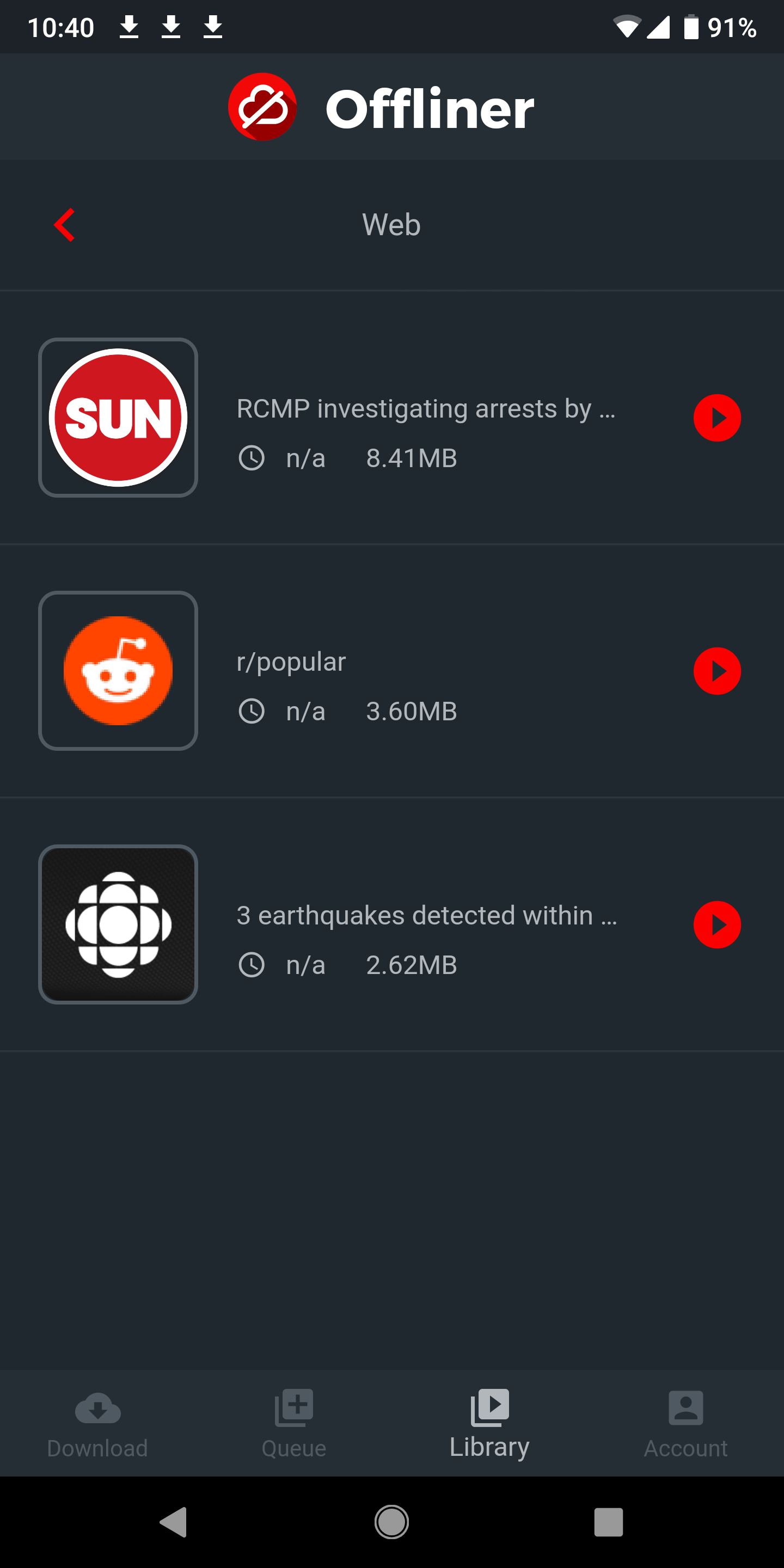 Offliner - Save Your Content For Offline Viewing | DealFuel