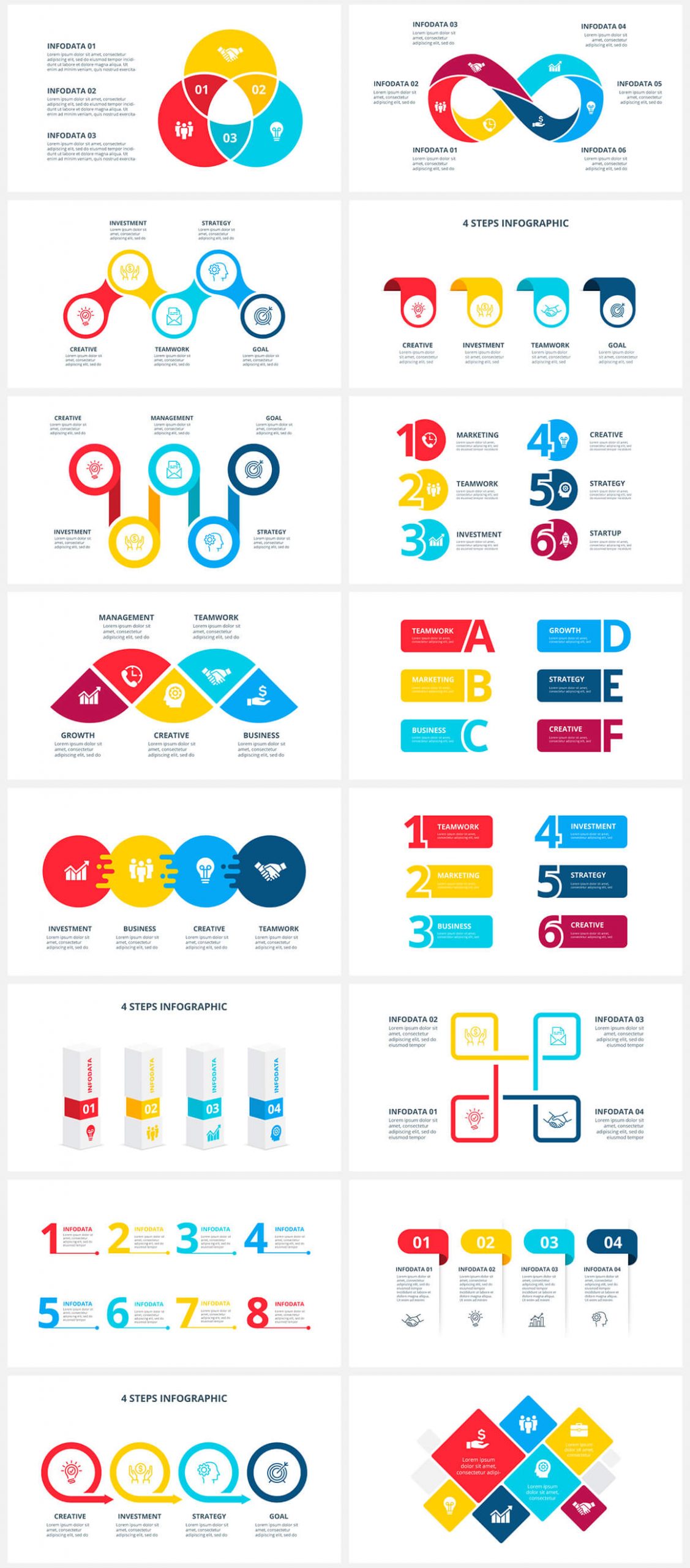 1000 Animated Infographic Templates Business Presentations | DealFuel