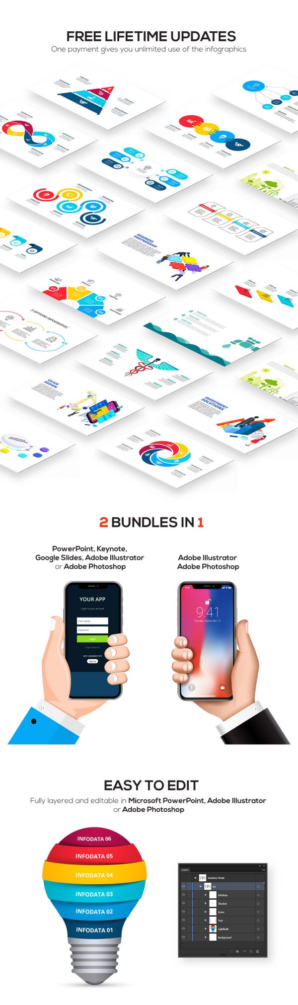 1000 Animated Infographic Templates Business Presentations