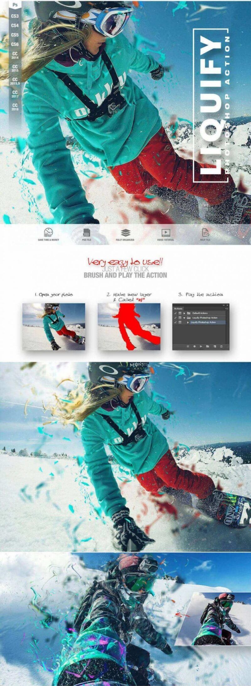 Artistic PS Photo Effects - 25 Actions & Templates | DealFuel