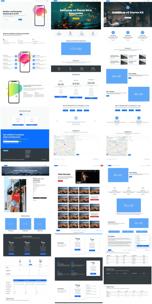50+ Bootstrap 5 Templates From Bootstrap v5 Starter Kit Pro | DealFuel