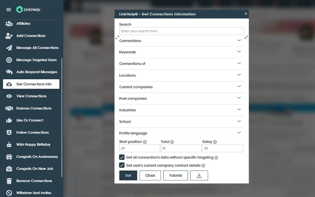 LinkHelp - Your LinkedIn Helper - LinkedIn Automation Tools