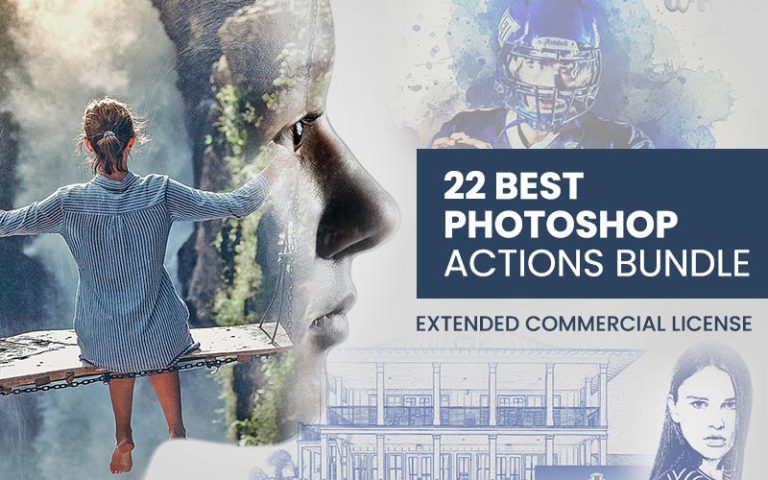 22 best photoshop actions pack - Extended License