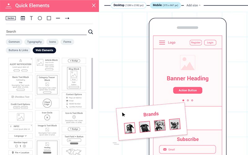 Claritee - A Drag & Drop Wireframing Tool | Lifetime Access
