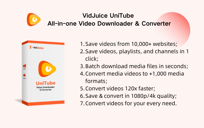 VidJuice UniTube - Video Downloader & Converter | DealFuel