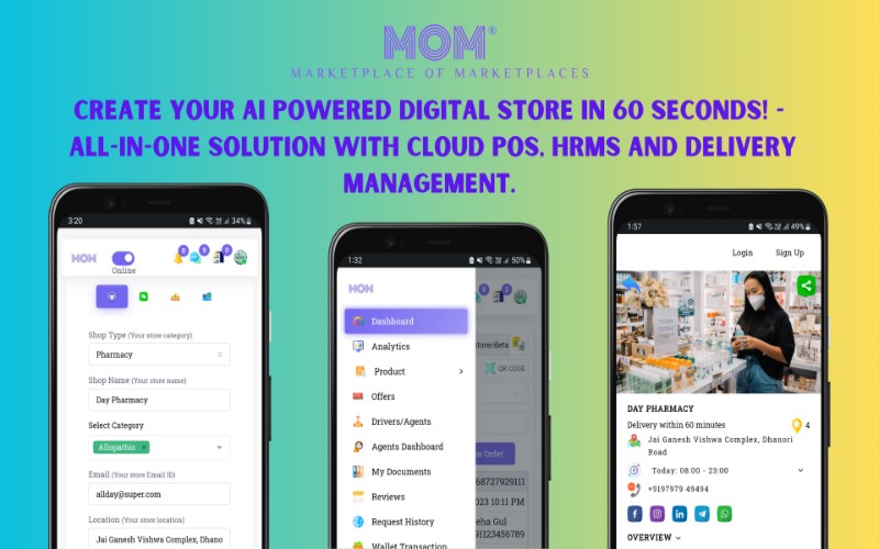 MOM SHOP APP - An Online Marketplace Creation Tool