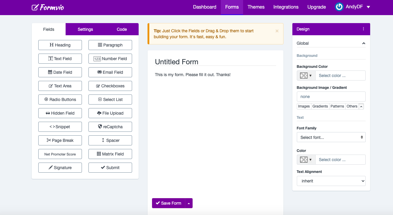 Formvio - No-Code Custom Form Builder | Lifetime Access