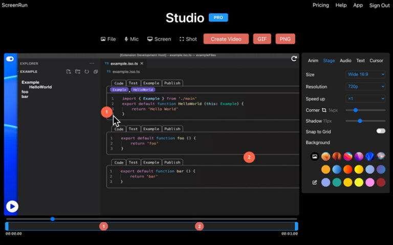 ScreenRun - Dynamic Video Creation Tool | Lifetime Access