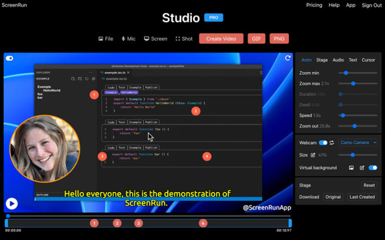 ScreenRun - Dynamic Video Creation Tool | Lifetime Access
