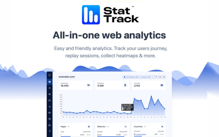 Stat Track - All-In-One Web Analytics Tool | Lifetime Access