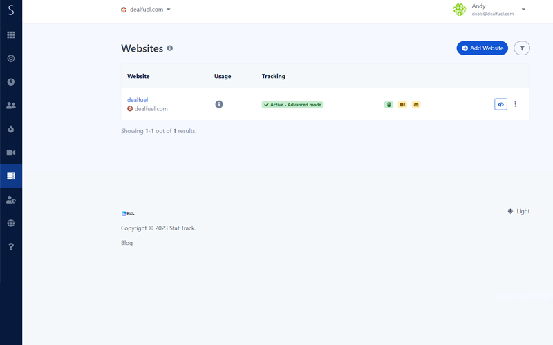 Stat Track - All-In-One Web Analytics Tool | Lifetime Access
