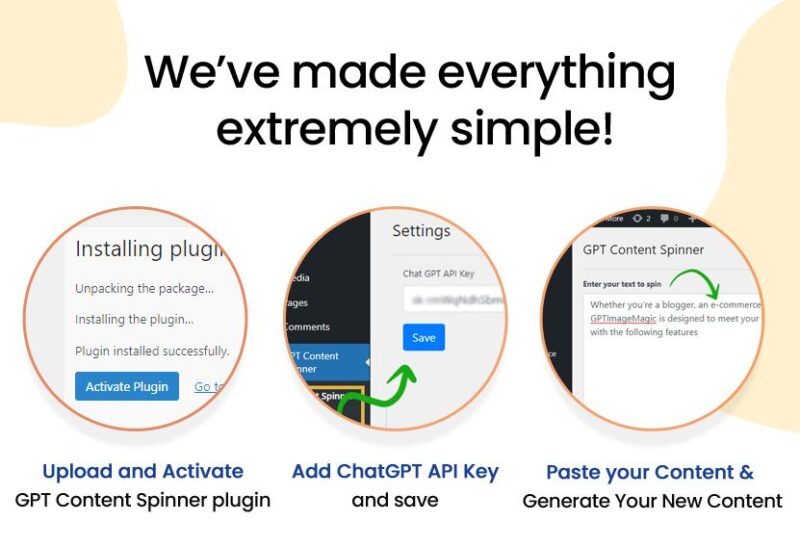 GPT Content Spinner- ChatGPT WordPress Plugin - Lifetime deal