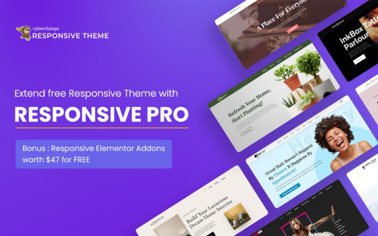 Responsive Pro - Readymade WP Website Templates | LTD