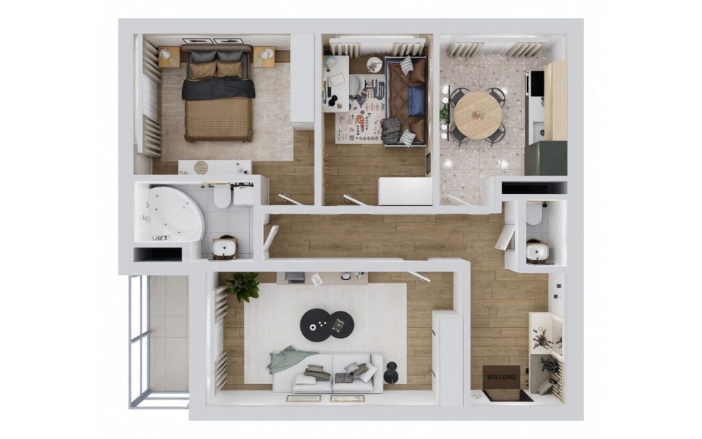 Getfloorplan - AI Powered 2D & 3D Floor Layout Generator