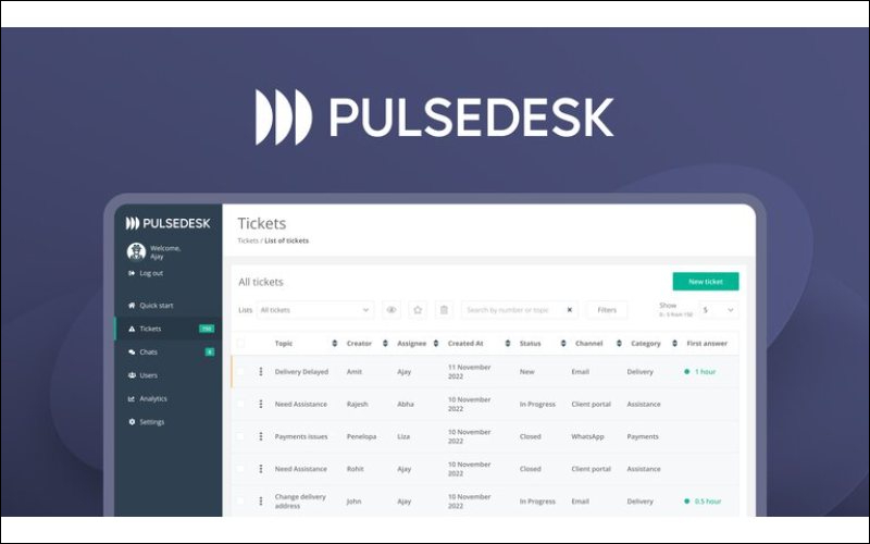 Pulsedesk - Helpdesk System For SMBs | Annual Access