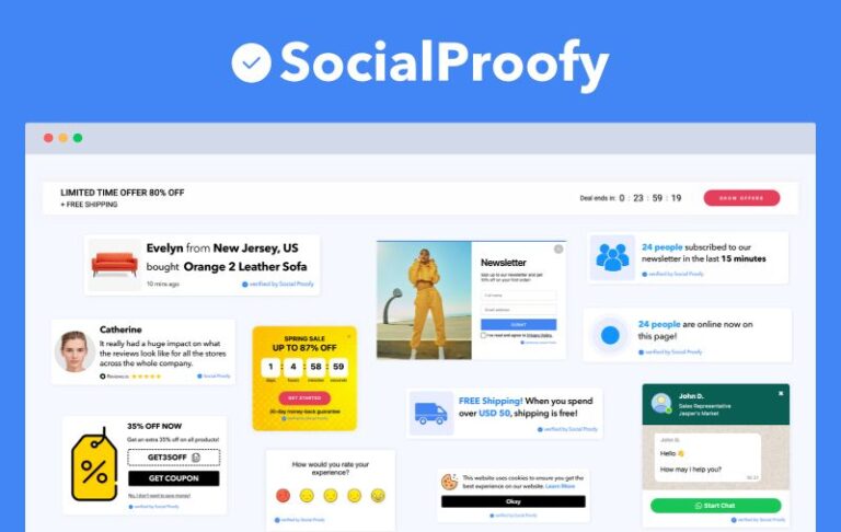 Social Proofy - Social Proof Tool - Lifetime Access | DealFuel