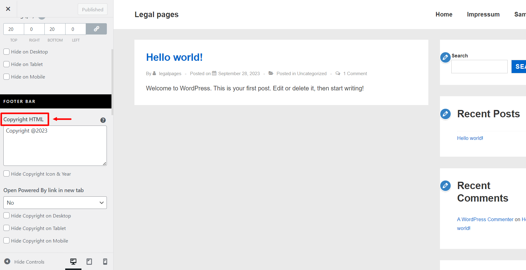 How to Add Copyright Text To Your Website - Ultimate Guide