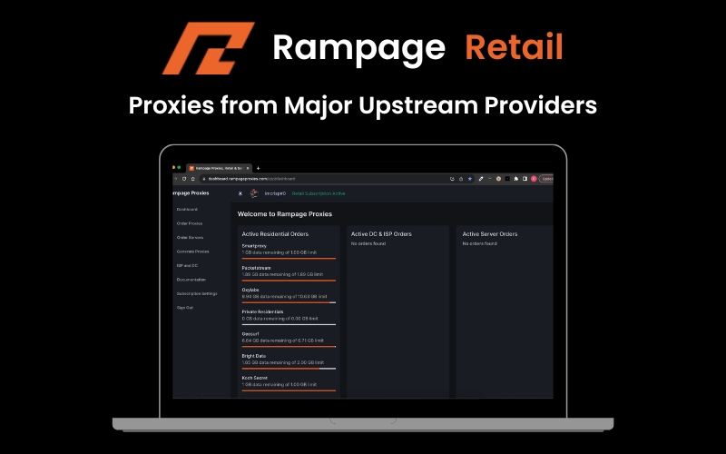 Rampage Retail - Upstream Proxy Provider - Annual Deal