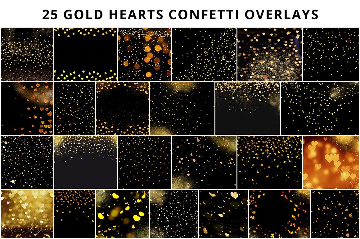 Heart Overlays Bundle - Extended Commercial License | DealFuel