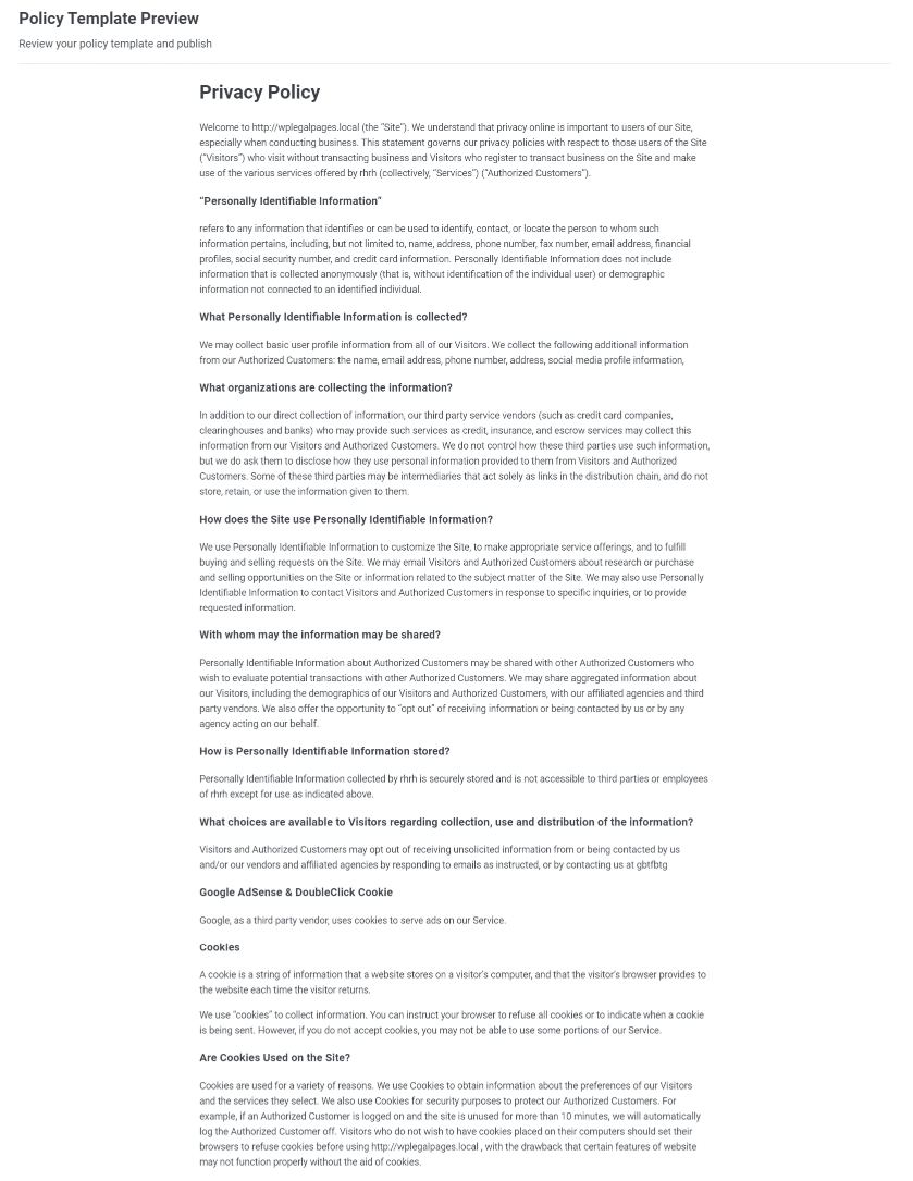 WordPress Plugin Comparison WP Legal Pages Vs. WP AutoTerms