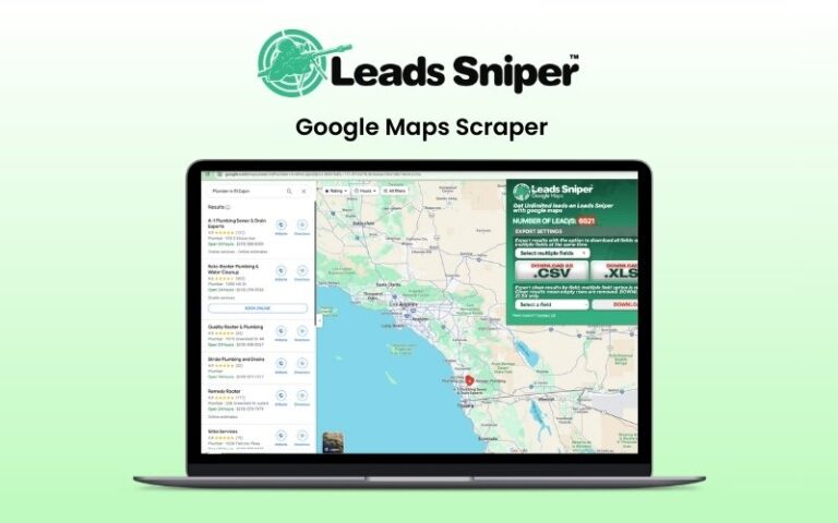 Leads Sniper - Google Maps Scraper - Lifetime Access | DealFuel