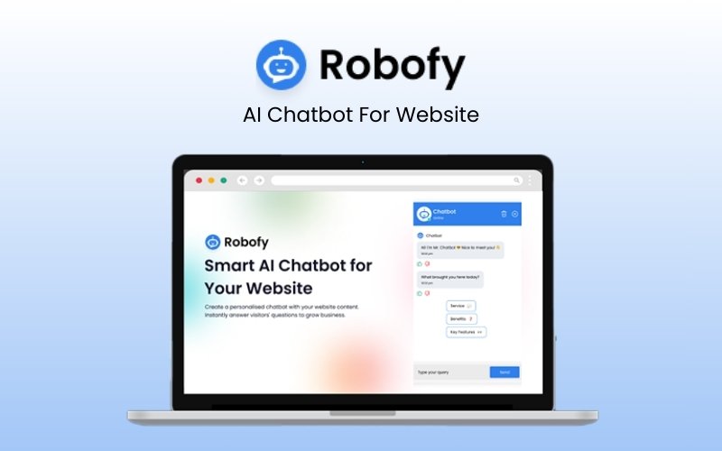 Robofy - AI Chatbot For Website - Lifetime Deal | DealFuel