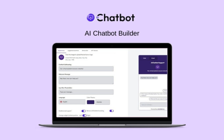 AIChatbot - AI Chatbot Builder - Lifetime Deal | DealFuel