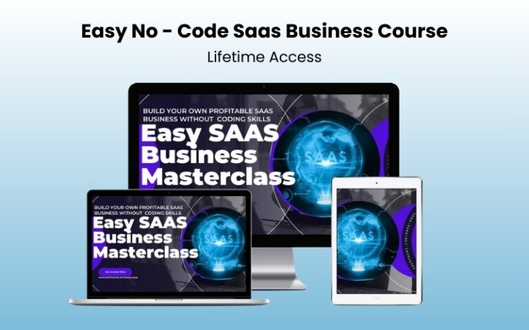 Easy No-Code SAAS Business Course - Lifetime Deal | DealFuel