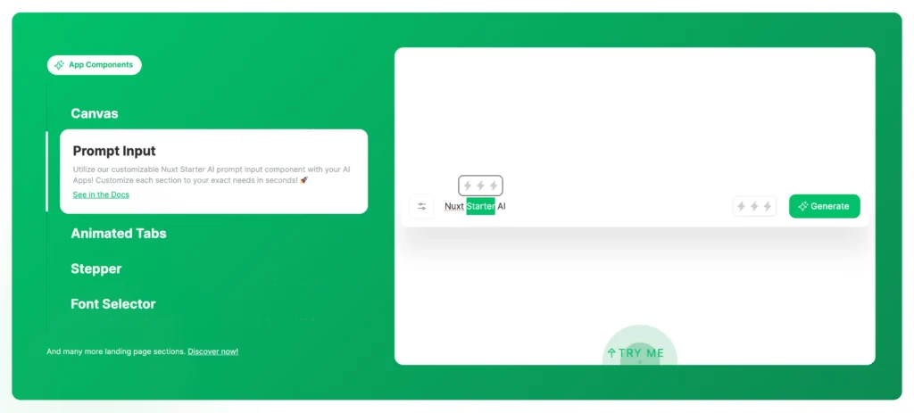 NuxtStarterAI - NuxtJS Web App Builder - Lifetime Deal